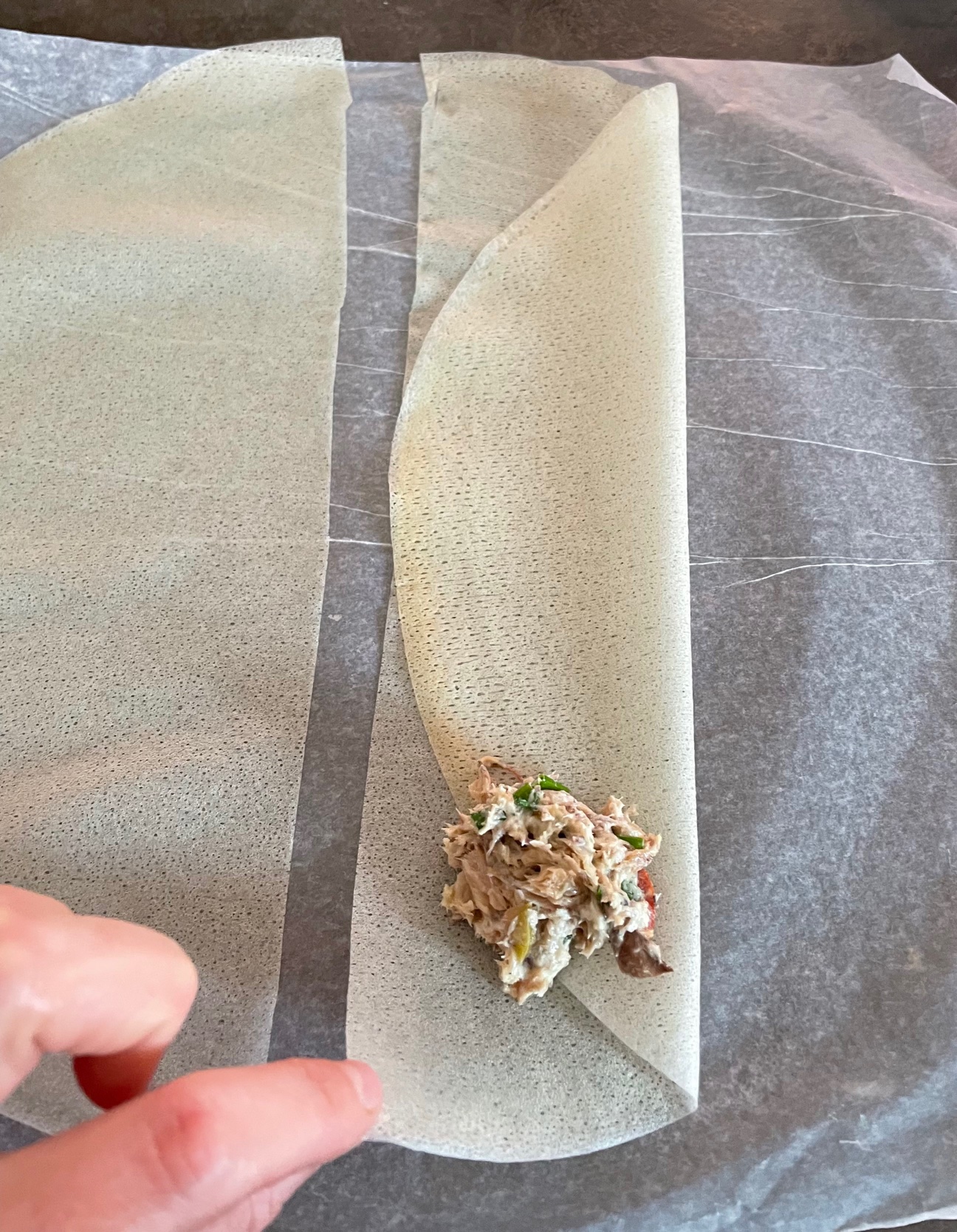 > Samoussas – Bricks : sardines, fromage frais, olives et citron et ...